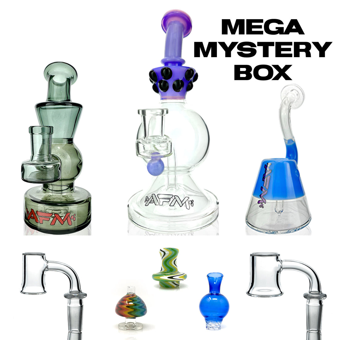 Shop Glass Bong & Dab Rig Bundles - Mystery Box Deals