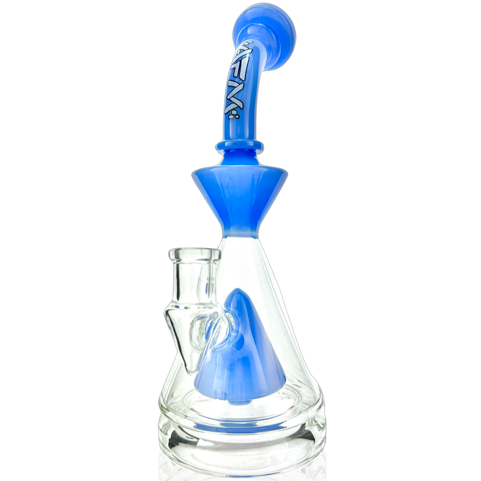 9" AFM Pyramid Perc Glass Dab Rig