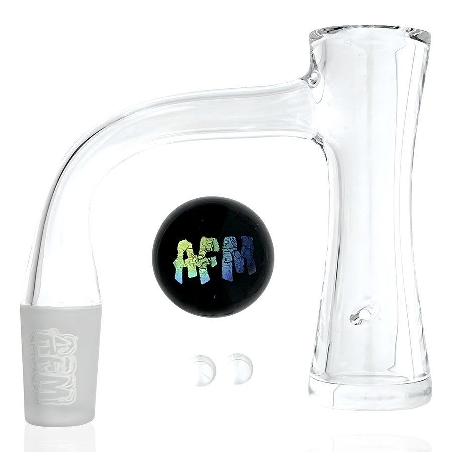 AFM Whirlpool Quartz Dab Banger Set – 20mm Flat-Top Premium Quartz Nail Kit