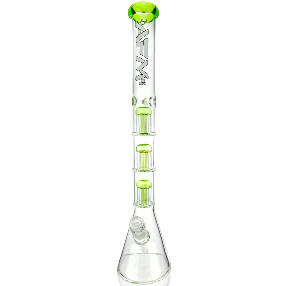 21" AFM Hitter Triple Tree Perc 5mm Glass Beaker Bong